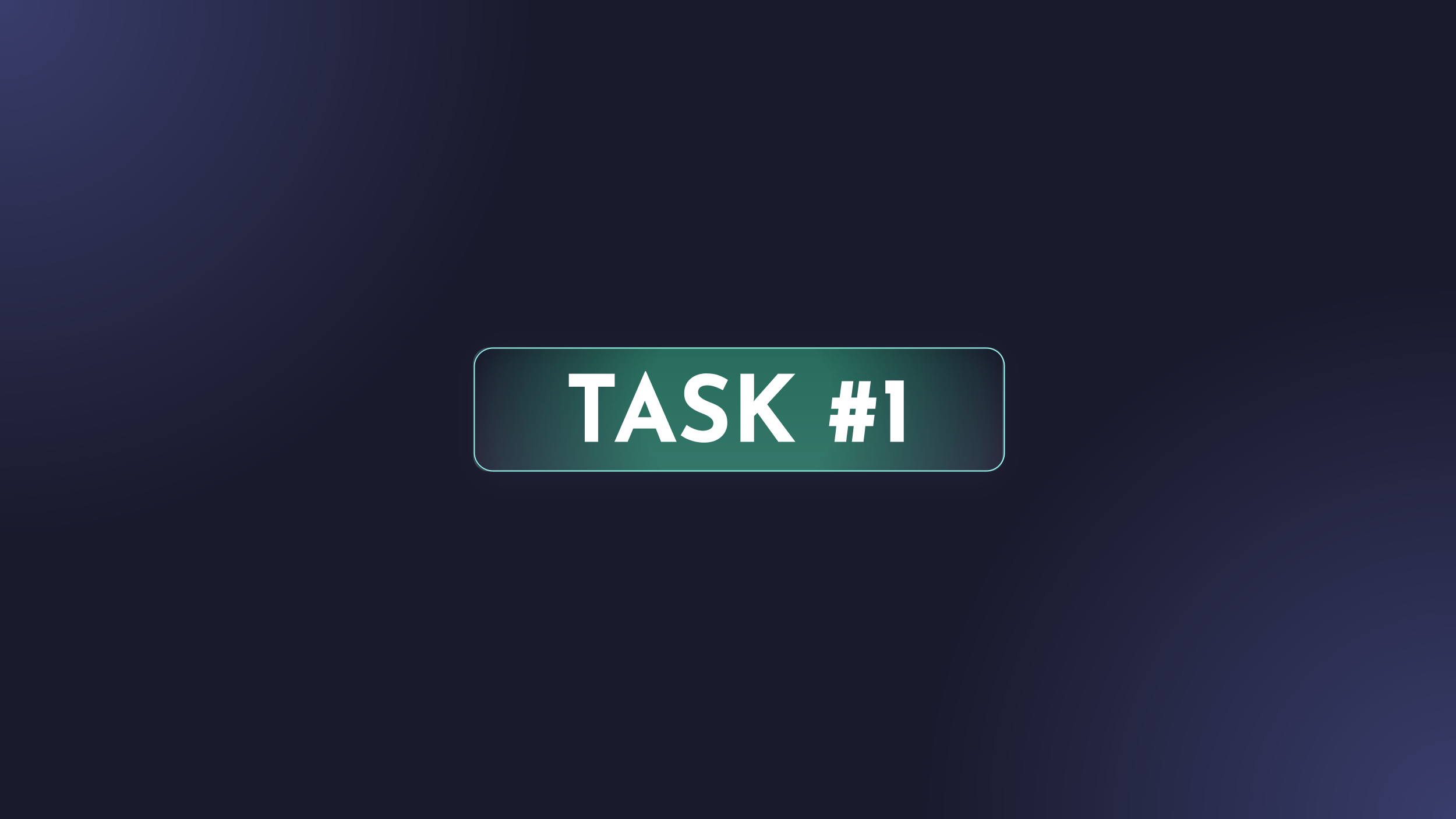 Task #1 - Trade Studio
